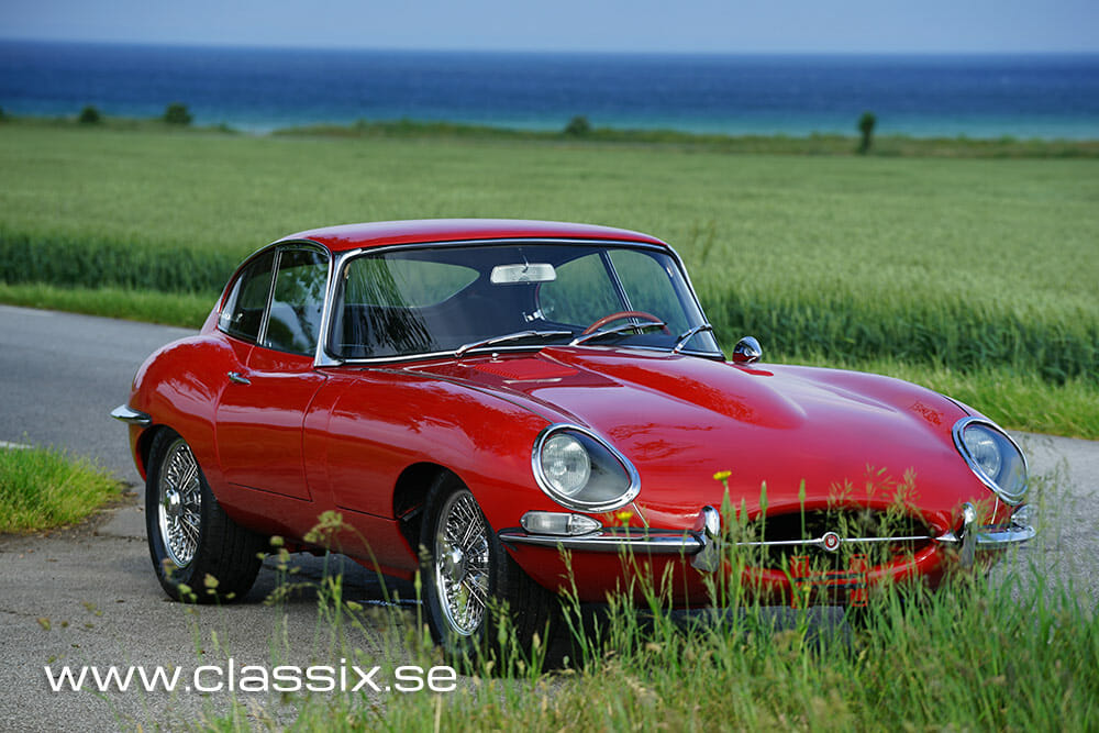 Red Jaguar E Type